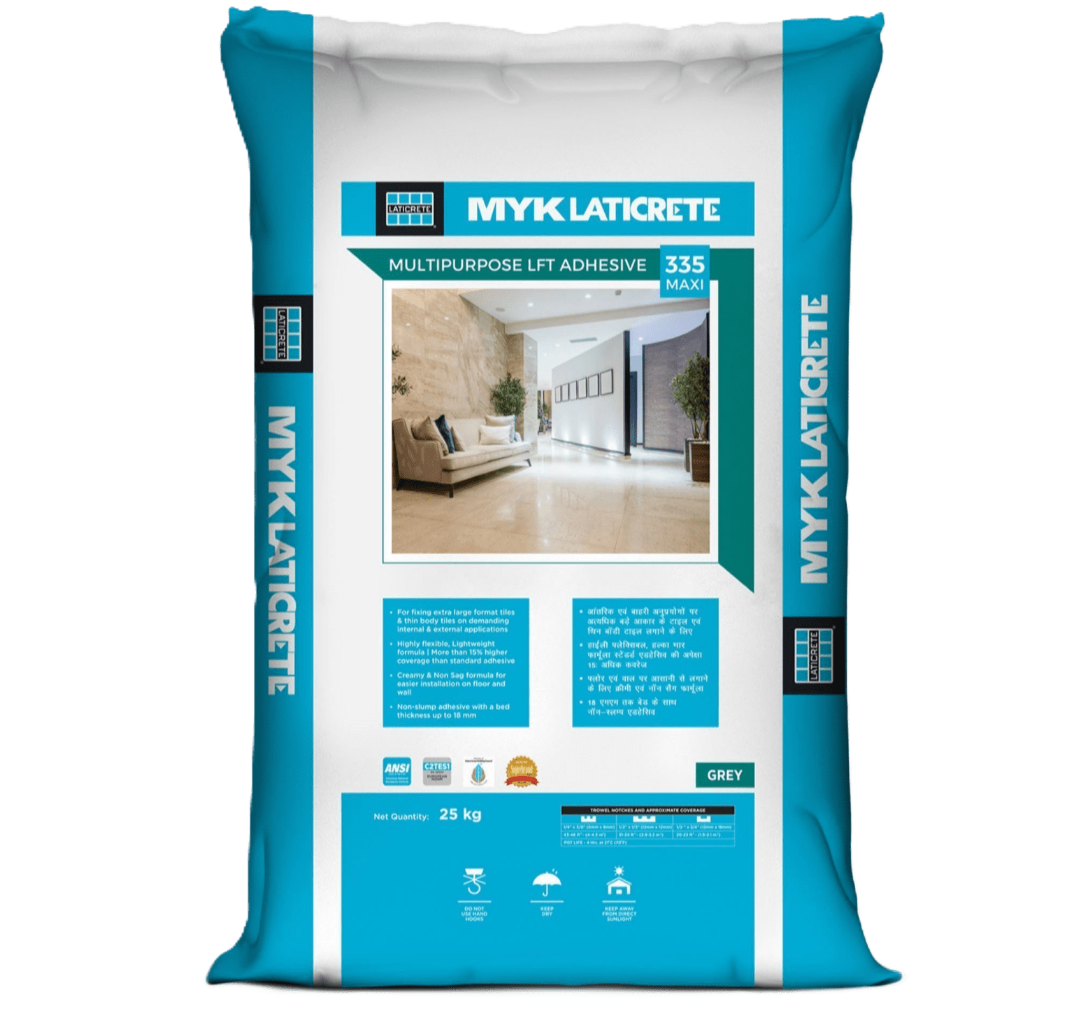 Laticrete Tile Adhesive 305 25kgs – Muthokinju Paints and Cement